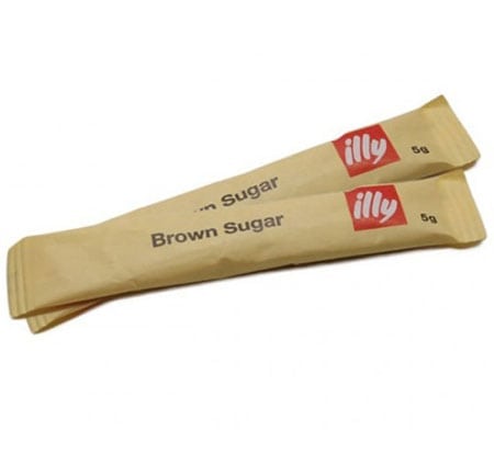 Zahăr Brun Plic ILLY (100 pliculețe în cutie) | Market Gradimex