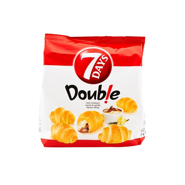 Croissant Mini 7Days Double cacao+vanilie 185g | Market Gradimex