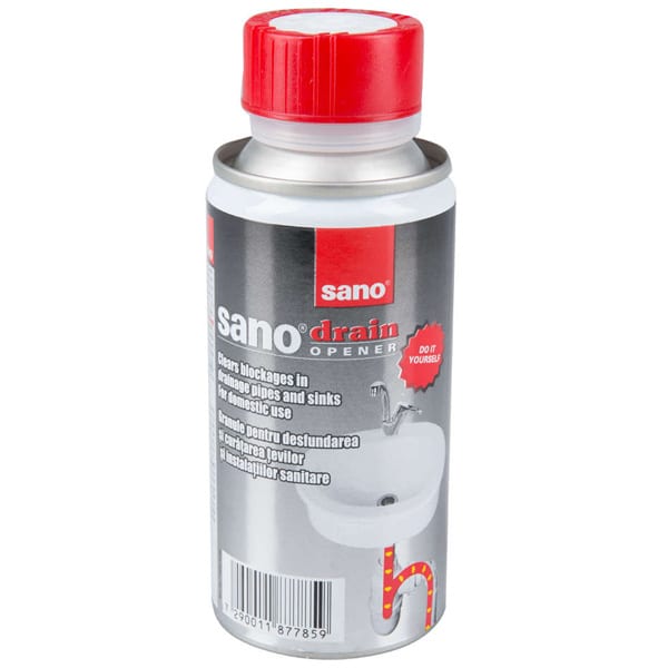 Sano Drain - Granule pentru desfundat chiuvetă 200g | Market Gradimex