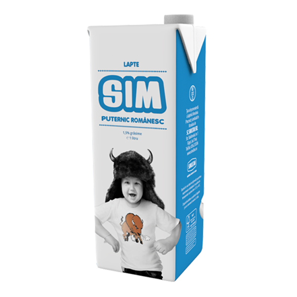 Lapte Sim 1,5% grăsime 1L | Market Gradimex
