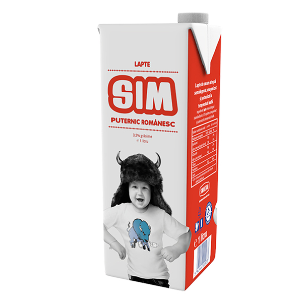 Lapte Sim 3,5% grăsime 1L | Market Gradimex